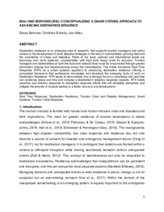 Bournemouth University Research Online [BURO] - Real time response (RTR): Conceptualizing a ...